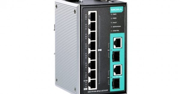 Rockford Communication Solutions | MOXA EDS-P510A-8PoE-2GTXSFP-T Managed Ethernet Switches Price ...